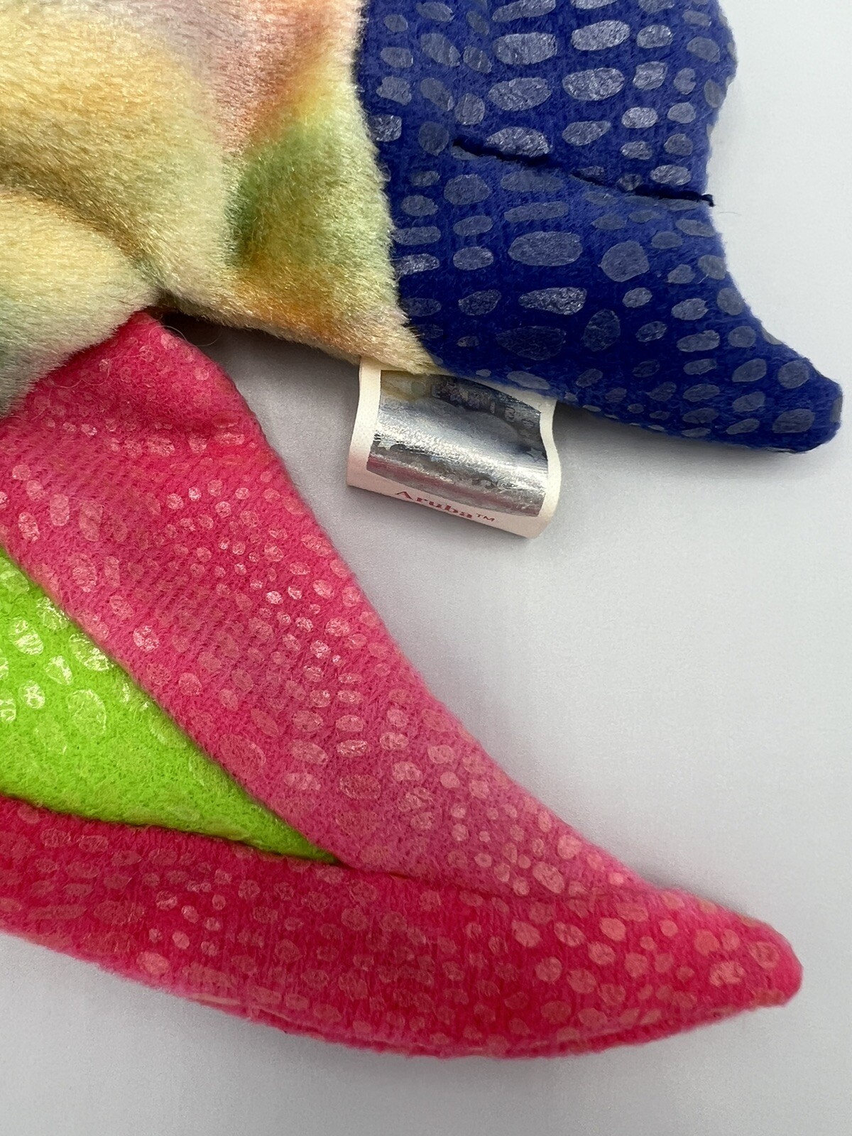 Ty Beanie Babies - Tropical Rainbow Fish - Lips 1999 Aruba 2000 | eBay