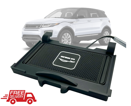 Wireless phone charging tray Range Rover Evoque 14-19 dash storage USB ...
