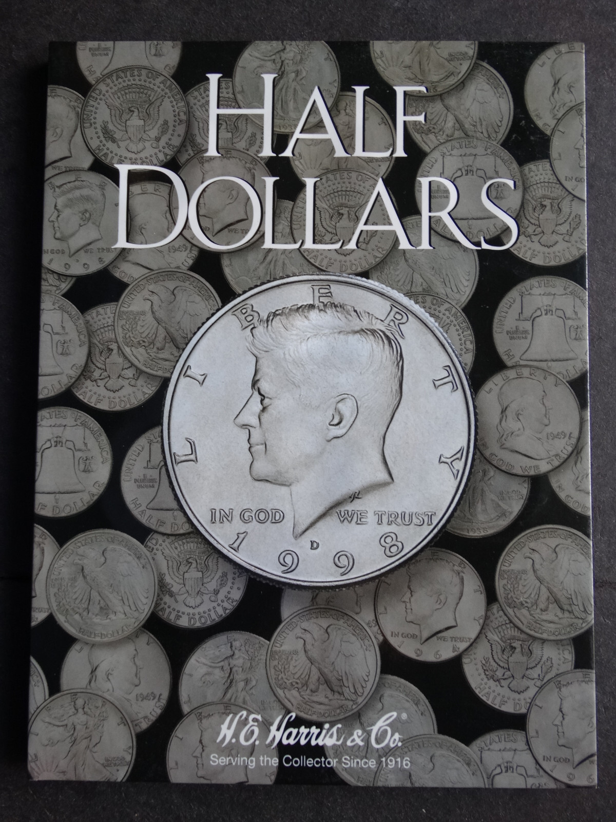 HE Harris Kennedy Half Dollar Plain Coin Folder Album Book 2698 | eBay