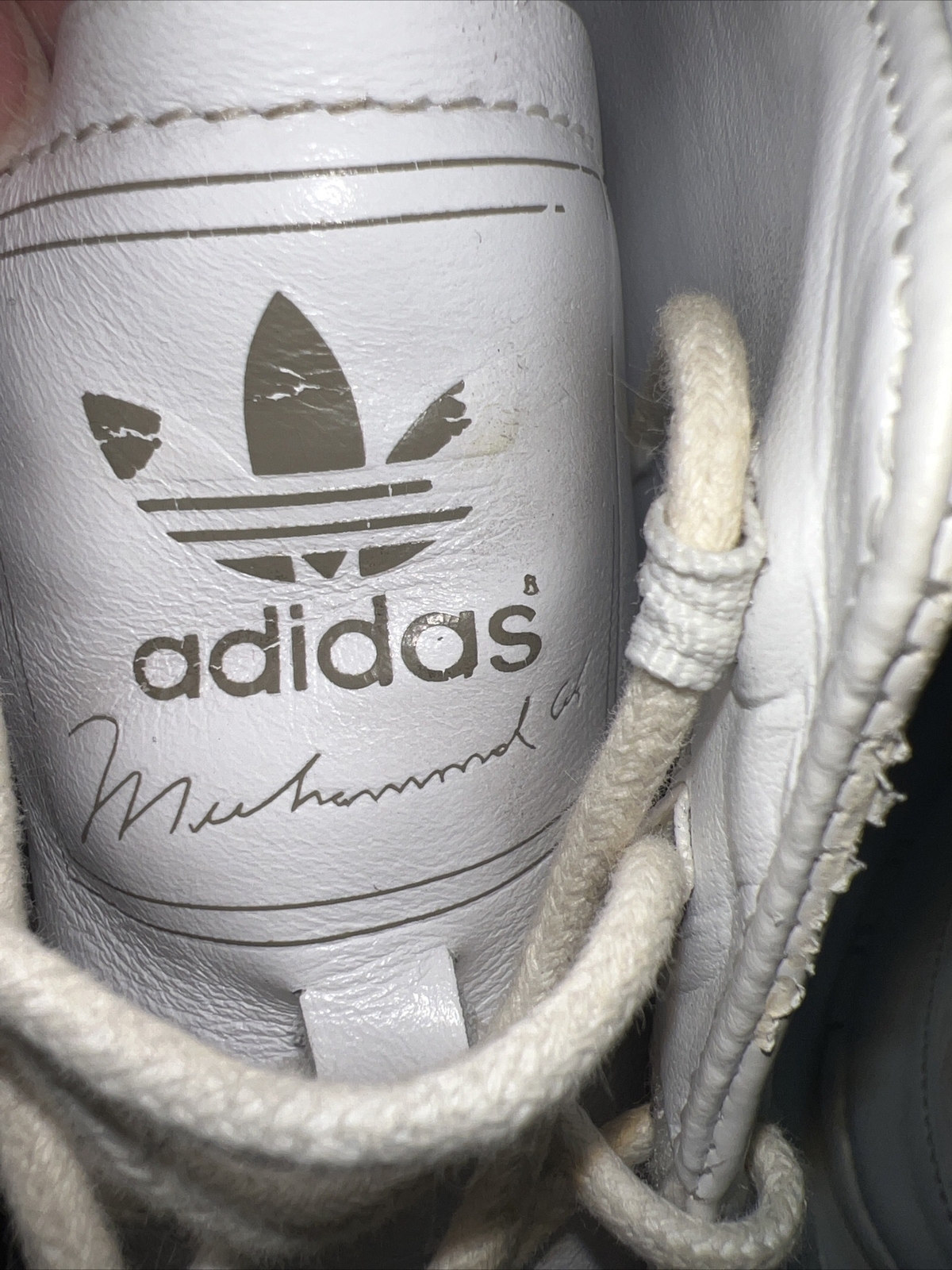 Rare 2007 Adidas Muhammad Ali White Hightops 779001 4… - Gem