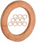 "5/8"" or 16mm ID COPPER CRUSH WASHERS for M16 Metric or Banjo Bolt L ...