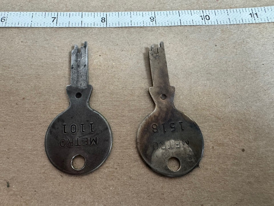 USPS Post Office Vintage Brass Street Letter Box Locks With Keys #102 ...