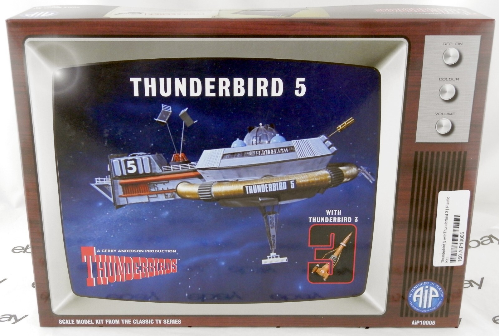 Thunderbird 5 with Thunderbird 3 Plastic Model Kit - Bachmann #AiP10005 ...