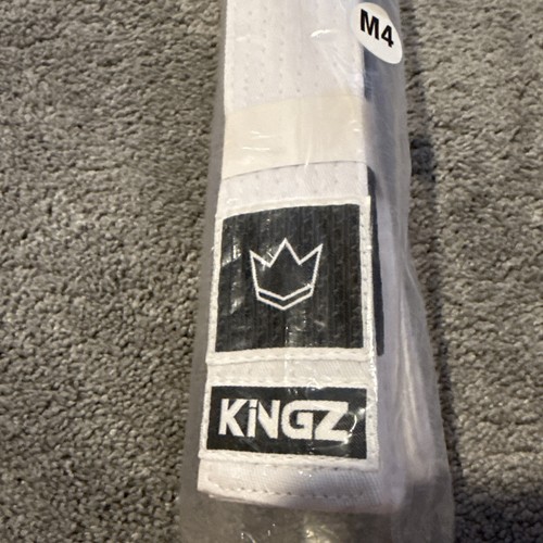 Kingz Brazilian Jiu Jitsu White Belt Size M4 New | eBay