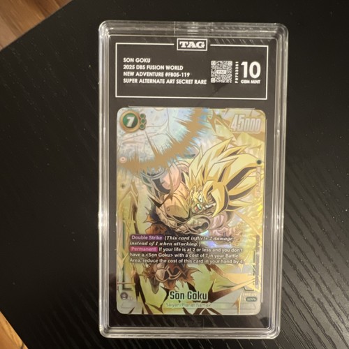 Son Goku FB05-119 Super Alternate Art Secret Rare Foil TAG 10 Dragon ...