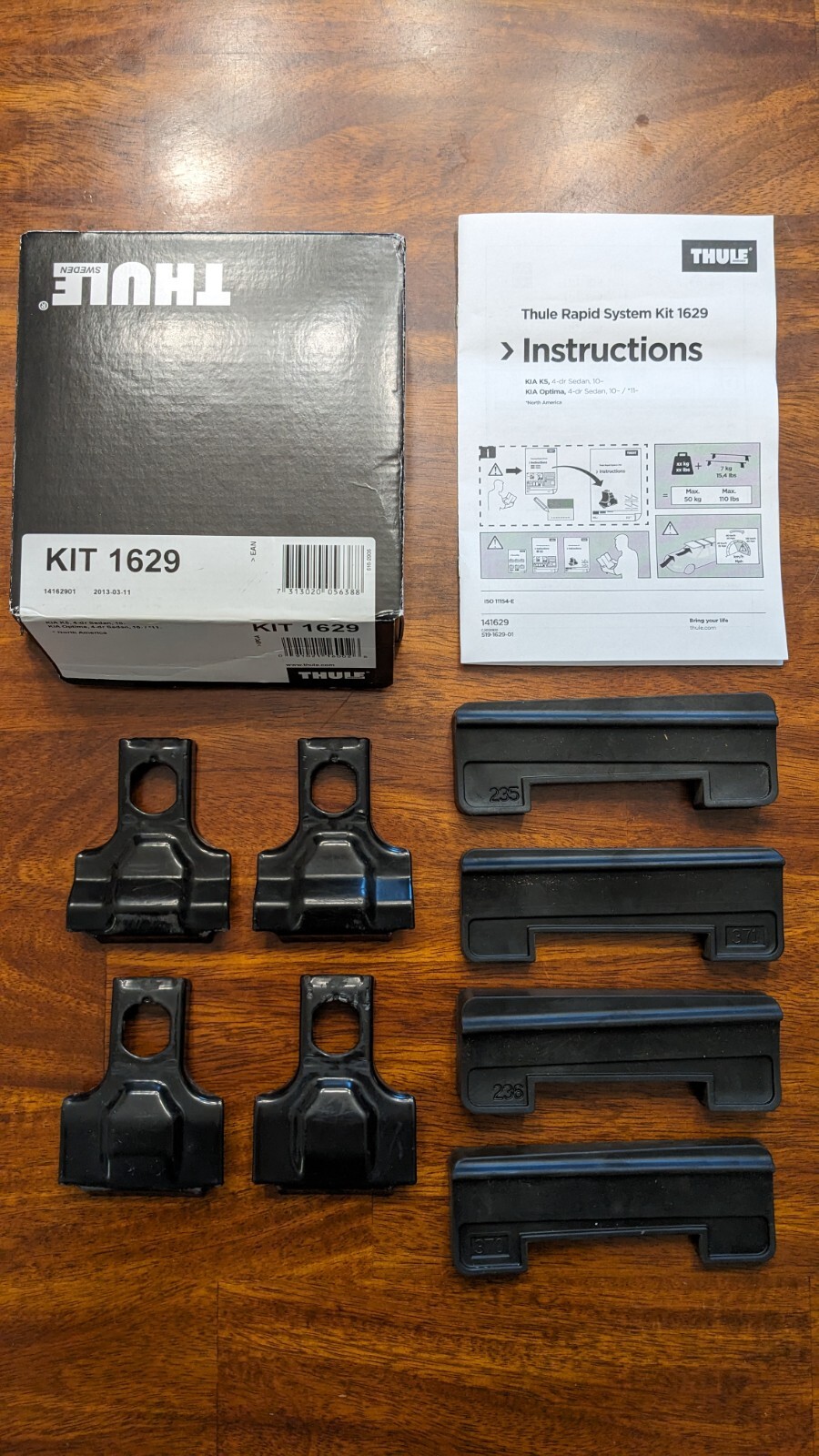 Thule kit 1629 for Thule Roof Rack | eBay