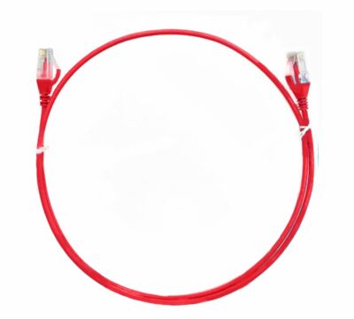 8ware CAT6THINRD-10M CAT6 Ultra Thin Slim Cable 10m - Red Color Premium ...
