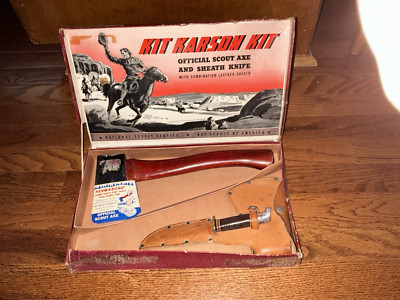 Official BSA Kit Carson kit- Plumb brand scout axe and official BSA ...