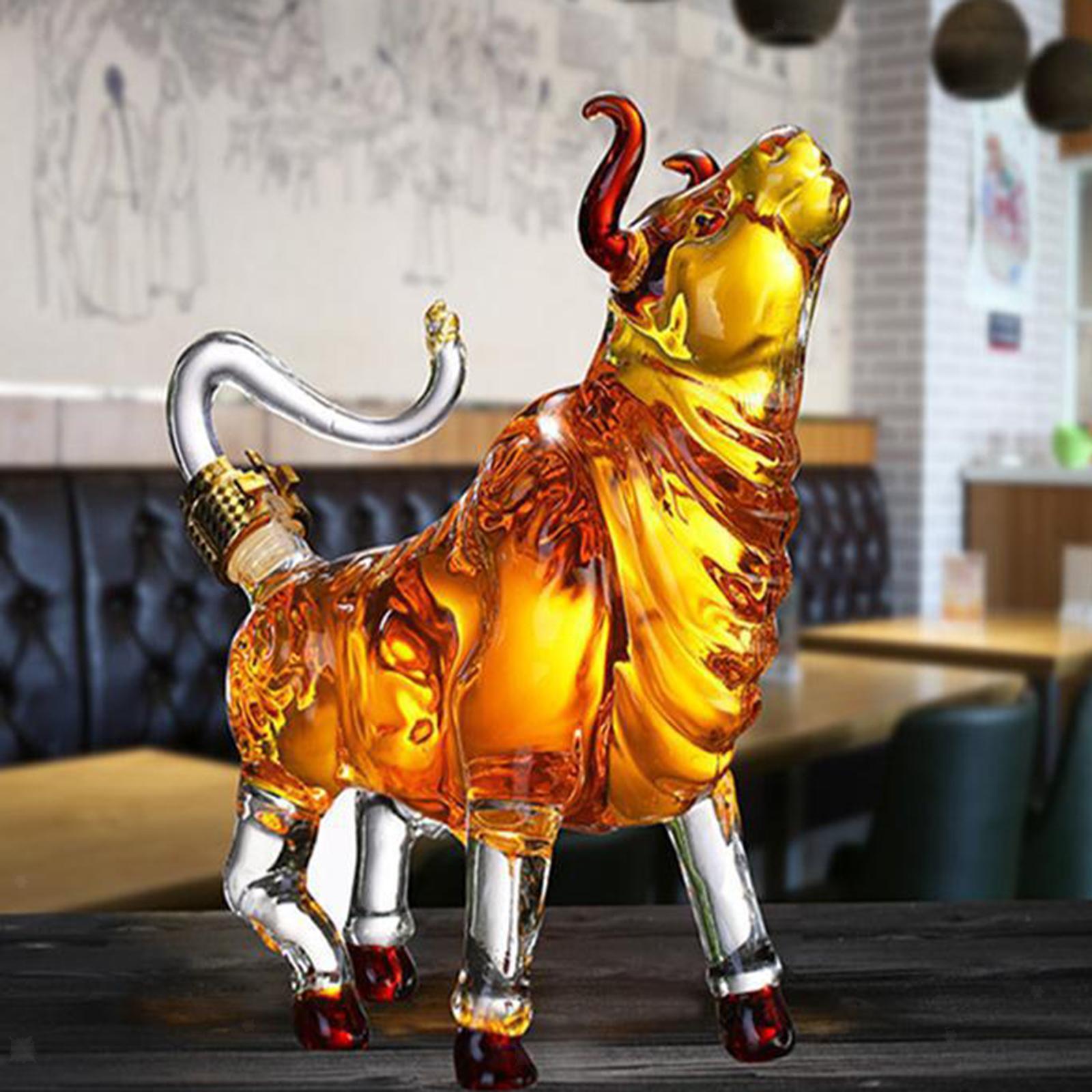 Bull Shaped Decanter 2500ml Animal for Bourbon Alcohol Vodka | eBay