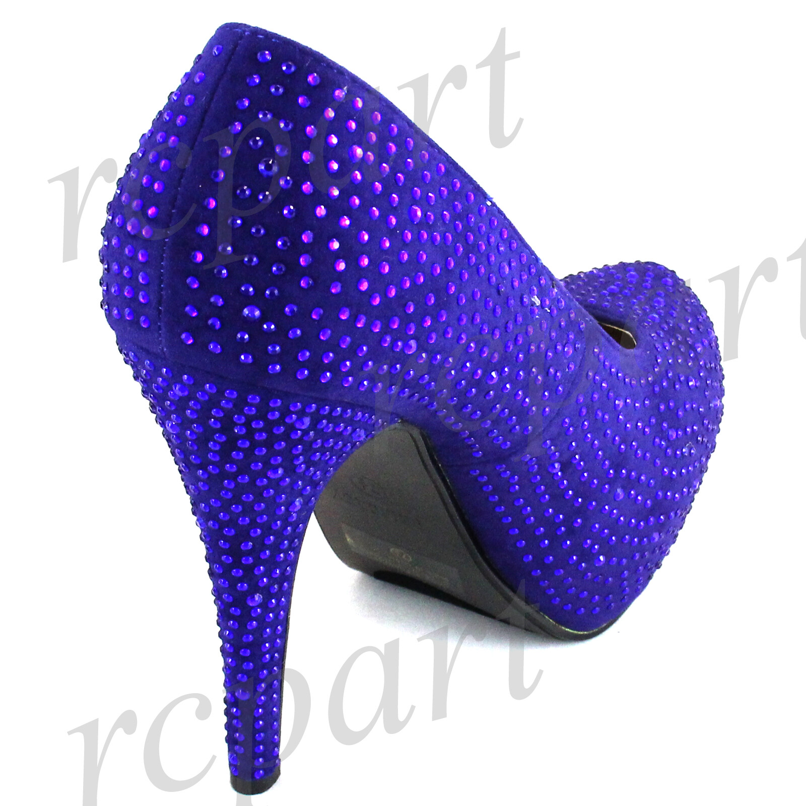 New women's shoes stilettos rhinestones high heel pumps wedding prom ...