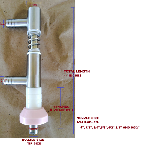 Overflow fill nozzles Filler stainless steel spirit water juice wine | eBay