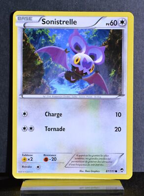 carte Pokémon 87/111 Sonistrelle 60 PV XY03 Poings Furieux NEUF FR | eBay