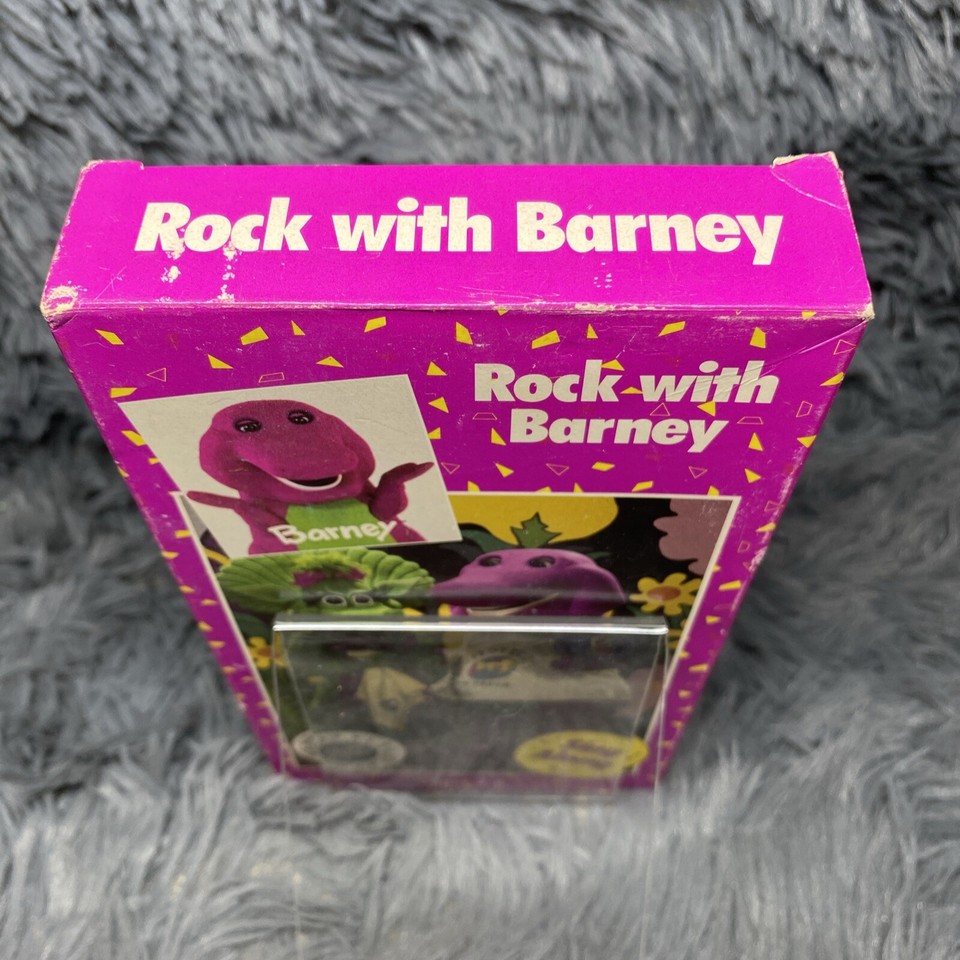 Barney & Friends Rock With Barney VHS 1990 Video Tape Sing Along Lyons ...
