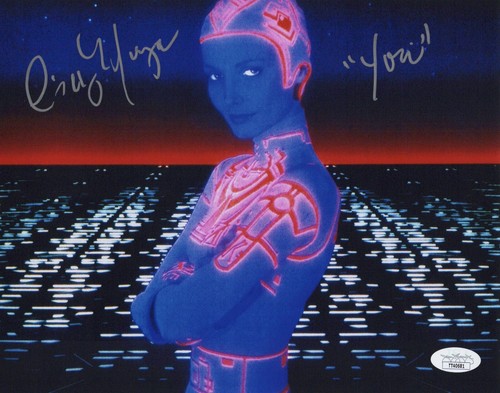 CINDY MORGAN Hand Signed 8x10 TRON LORA Photo Authentic Autograph JSA ...