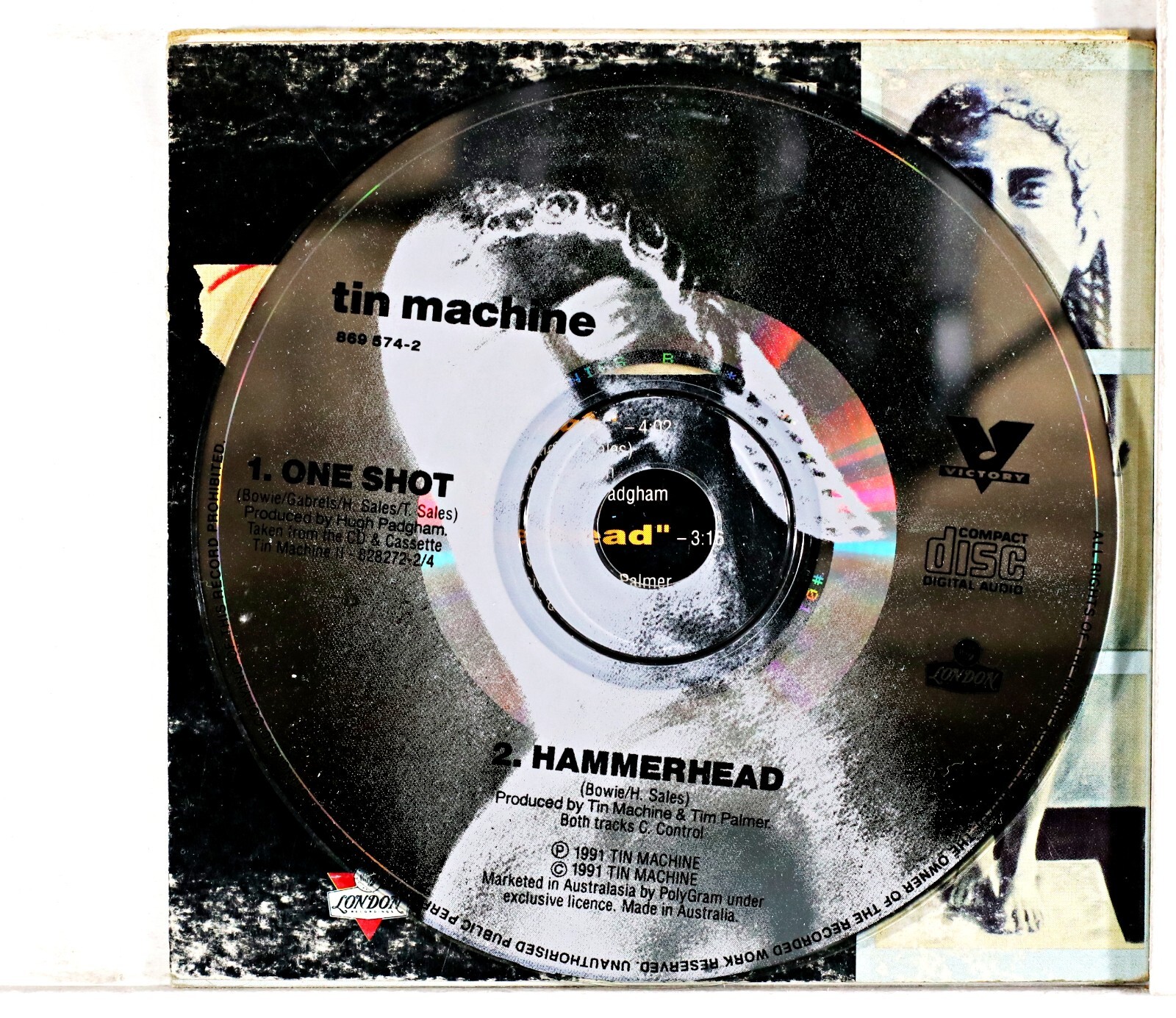 Tin Machine – One shot - Cardsleeve - Victory - Single 1991 CD | eBay