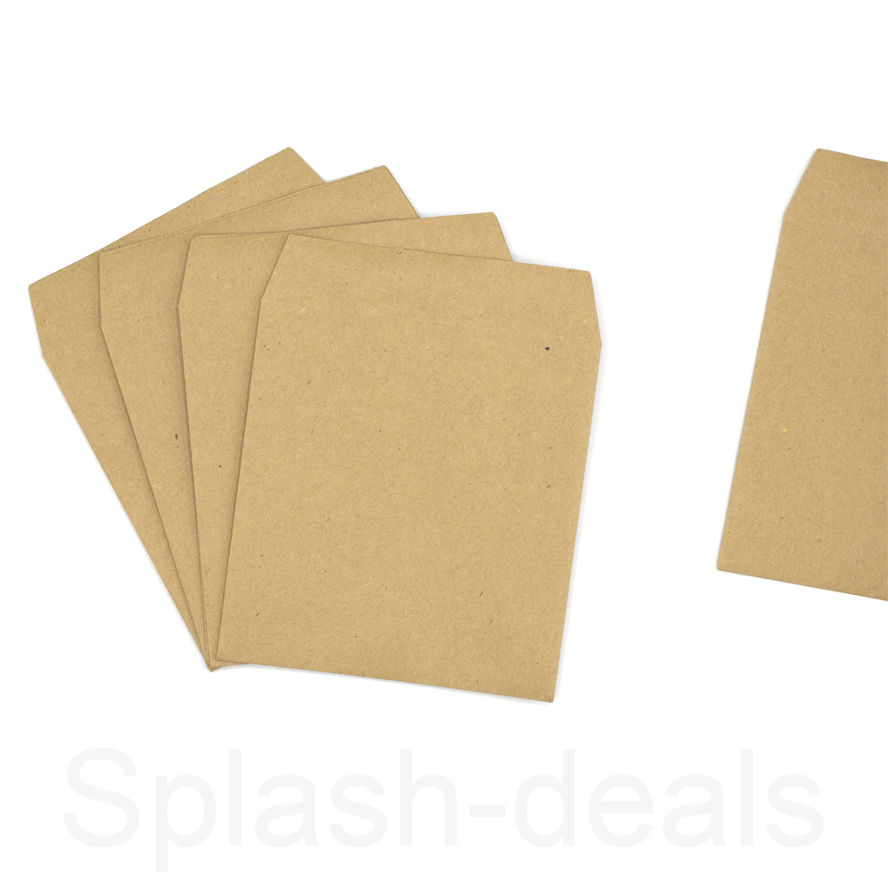 Small Brown Wage Envelopes - 80GSM 108 x 102 mm - Pocket Square Coin ...