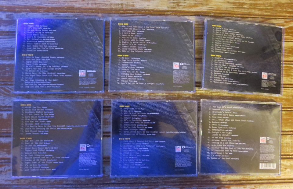 Time Life Music Singers & Songwriters 11 CD Set 1970-1979 Various ...