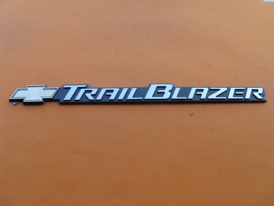 02 03 04 CHEVROLET TRAILBLAZER REAR SIDE EMBLEM LOGO BADGE SIGN OEM NEW ...