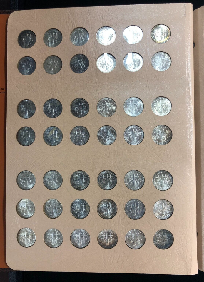 US Roosevelt Dime Collection 1946-1992, complete set | eBay