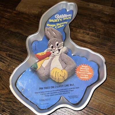 NEW 1978 Wilton Cake Pan Bugs Bunny Cake Pan Warner Bros Vintage ...