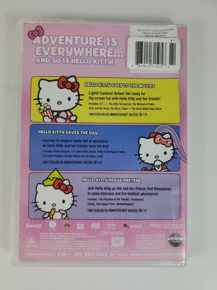 Hello Kitty 3 DVD Collection | eBay