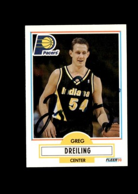 Greg Dreiling 1990-91 Fleer Update Pacers authentic autographed card | eBay