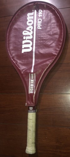 Wilson Pro 110 Tennis Racquet 4 1/4 w/ Cover Racket Vibra Control Beta ...