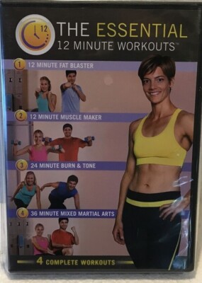 THE ESSENTIAL 12 MINUTE WORKOUTS - 4 Workouts DVD NEW/SEALED | eBay