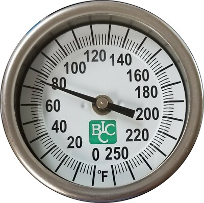 3" dial Brewing Beer Homebrew Thermometer with 6" stem 0/250 F | eBay