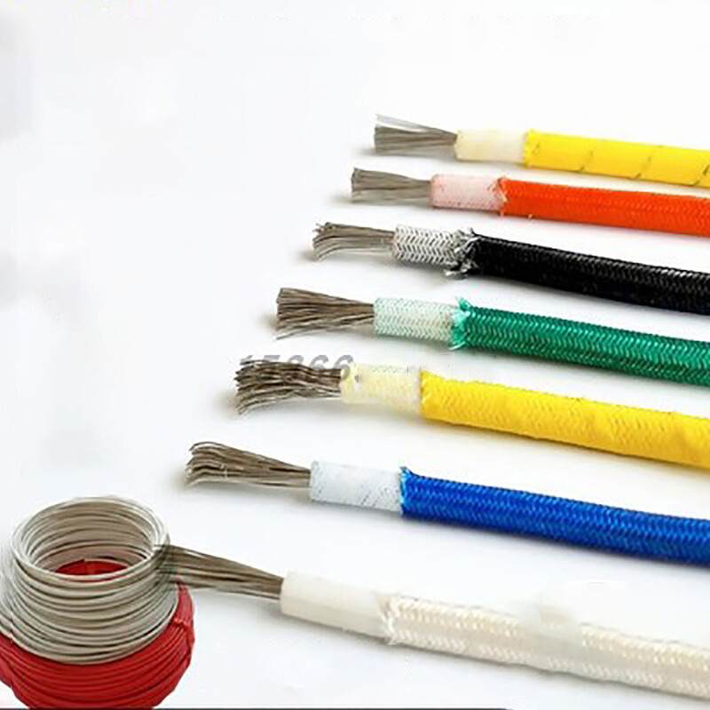High Temperature 0.3mm-25mm Fibreglass Wire Equipment Heat Proof Cable ...