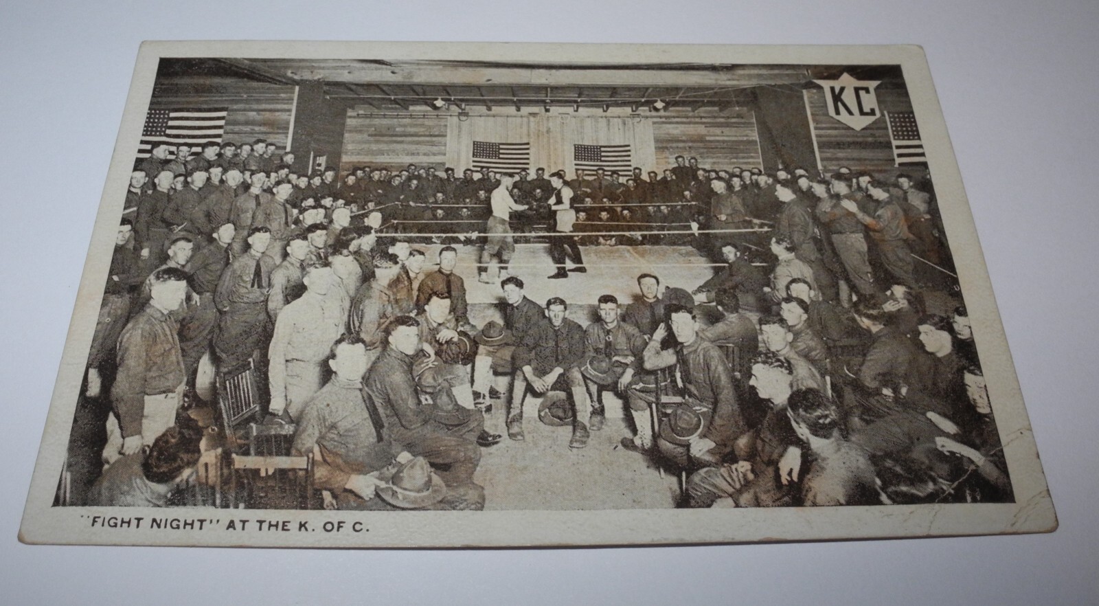 Boxing Advertising Ephemera Trade Card Photo Postcard KNIGHTS OF ...