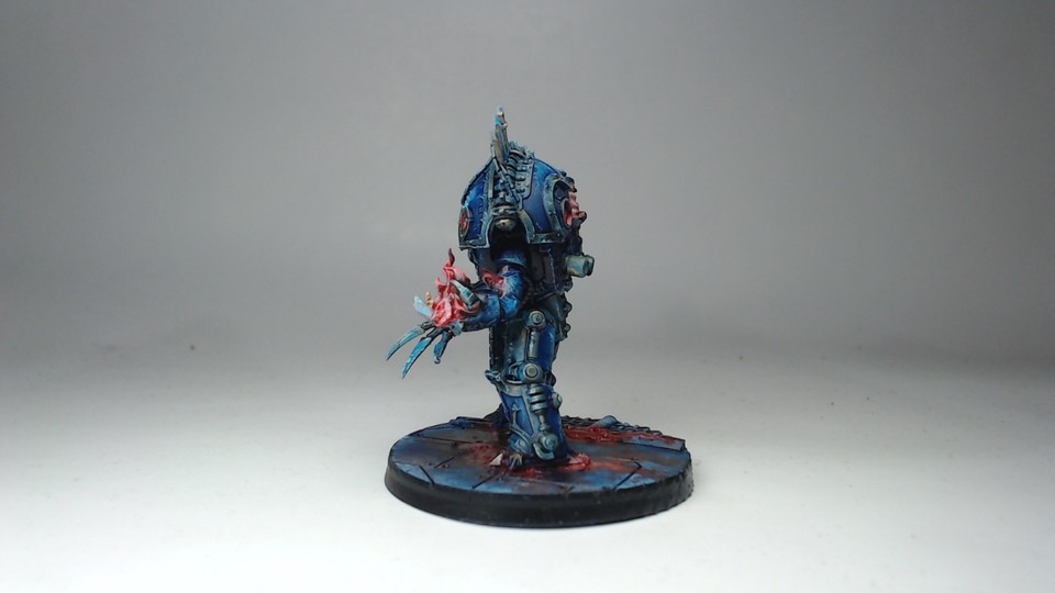 40k Night Lords Daemon Prince Saturnine Chaos kit bashed pro painted ...