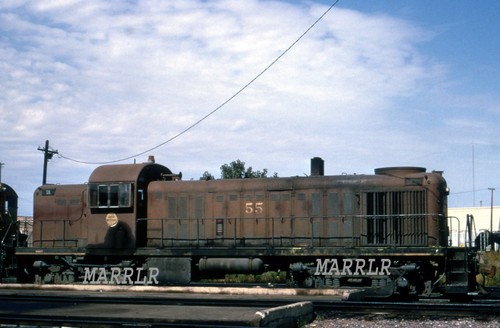 RR Print-CHICAGO GREAT WESTERN CGW 55 RS2 at Melrose Park Il 9/15/1973 ...