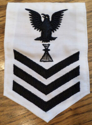 Us Navy Photographer'S Mate Rating Petty Officer First Class White ...