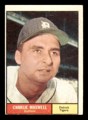 1961 Topps Baseball #37 Charlie Maxwell GD *e1 | eBay