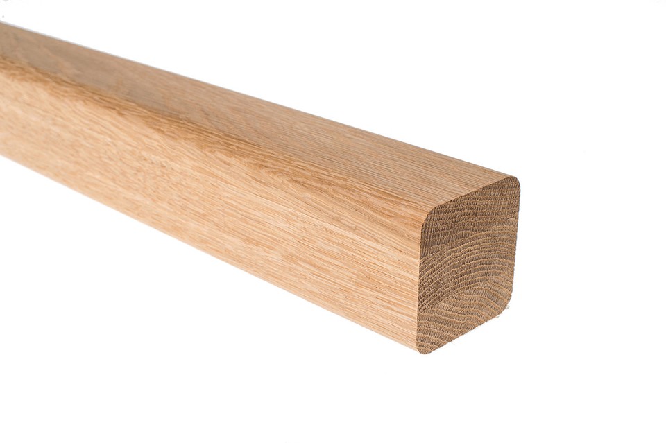 Stair Rails Square Profile Base Rail Pine Oak Grooved Ungrooved Glass ...