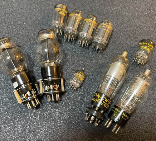 Western Electric 437A 367A 429A 310A 5847 Vacuum Tube Set Rare | eBay UK