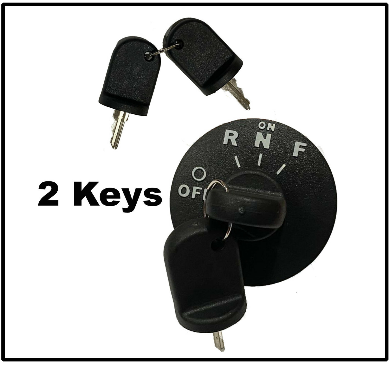 Golf Cart Ignition Key Switch w/ Keys for EZGO RXV 08+ Electric 605637 ...