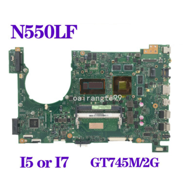 For ASUS N550LF N550L Q550LF Q550L Motherboard I5-4200U I7-4500U CPU ...