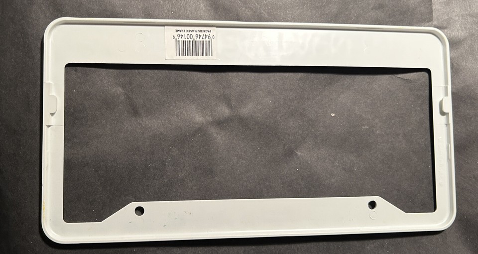 NFL Plastic License Plate Frame - Green Bay Packers - NEW - White | eBay