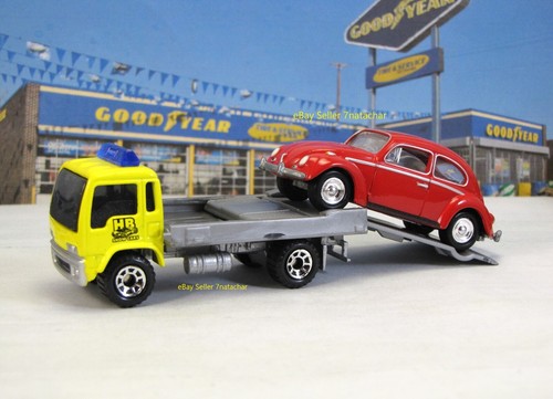 COE Rollback Flatbed Tow Truck Hauler Auto Recovery Working Ramp 1:90 ...