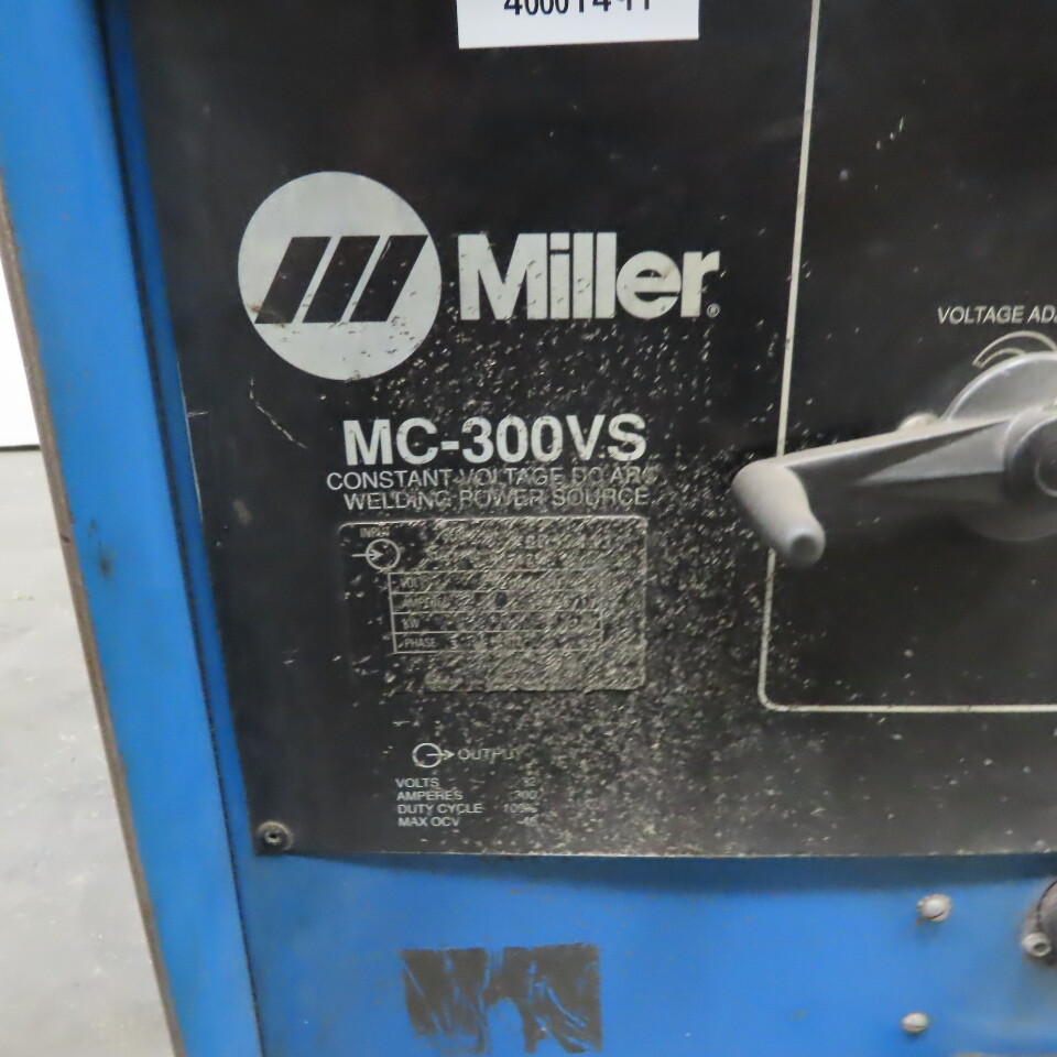 Miller MC-300VS 300A Mig Welding Power Source Welder 200/230/460V 3Ph ...