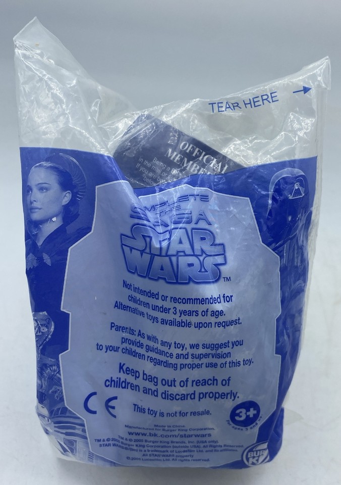 2005 Star Wars Complete Saga Chewbacca Toy Top Burger King Jedi Chewie ...