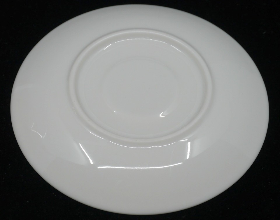 VINTAGE CASTLETON CHINA EVA ZEISEL MUSEUM WHITE SAUCER, MID CENTURY ...
