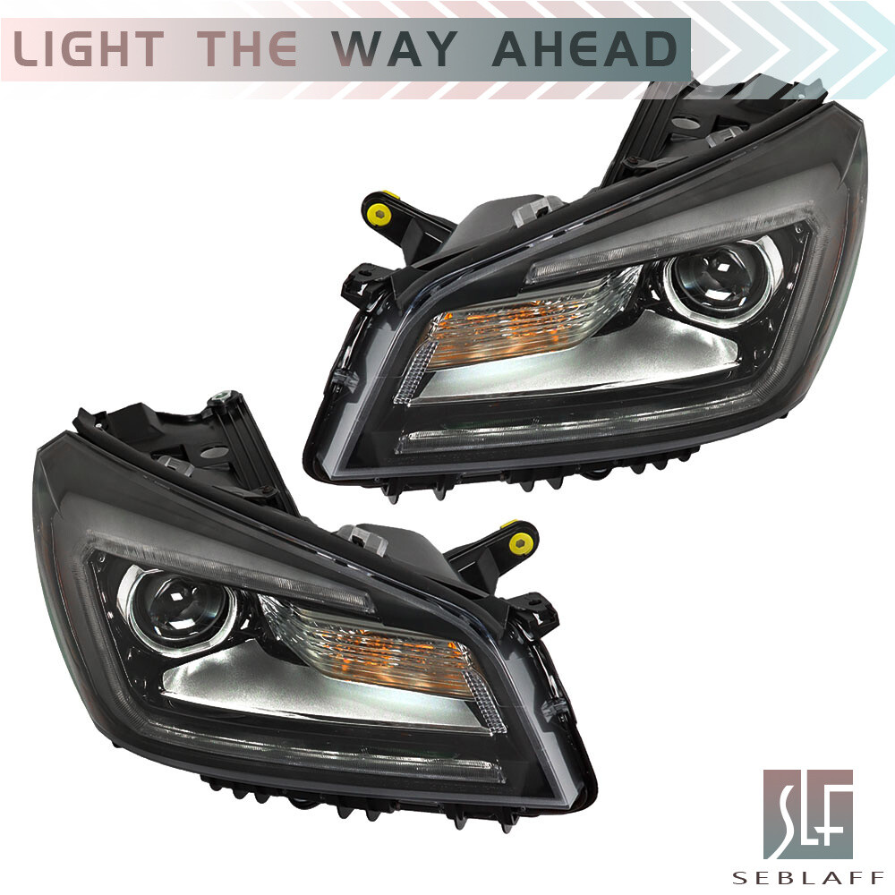 2PCS Left+Right For 2013 2014 2015 2016 GMC Acadia Headlight Halogen W ...