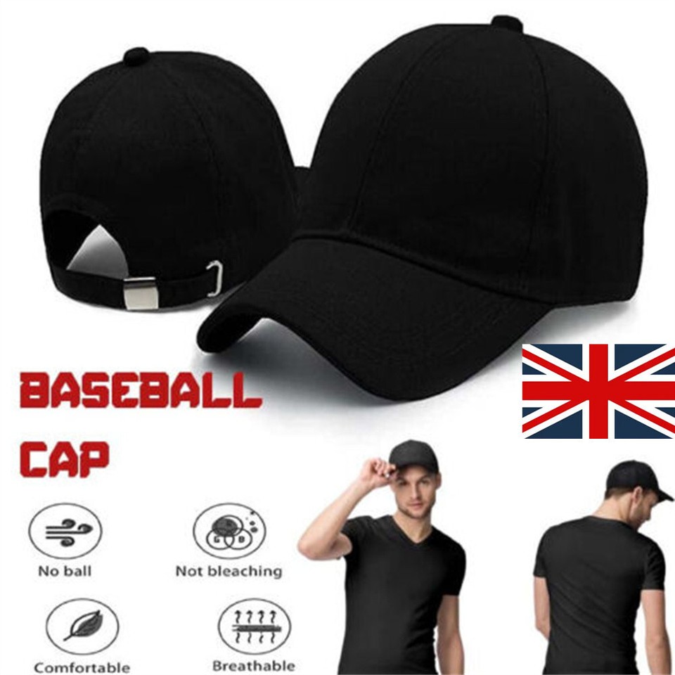 Baseball Caps Adult Mens & Ladies Adjustable Summer Caps & Hats - 100% ...