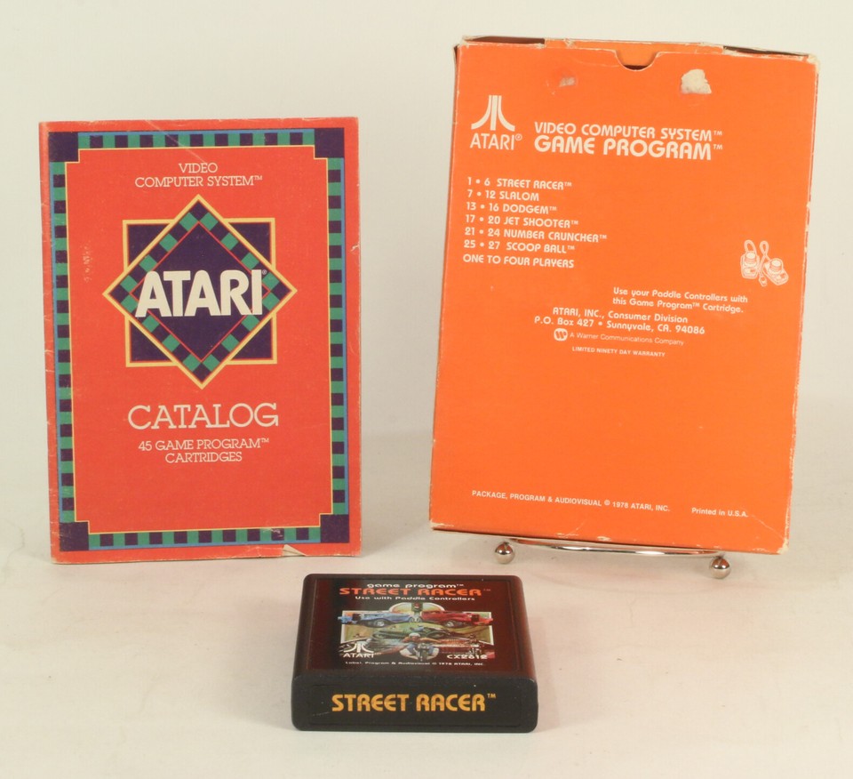 Vintage Boxed Atari 2600 game Street Racer Tested & Working @ | eBay