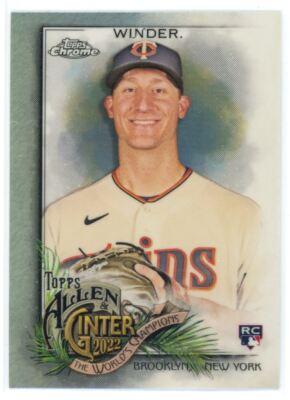 2022 Topps Allen & Ginter Chrome Refractor Josh Winder RC Minnesota ...