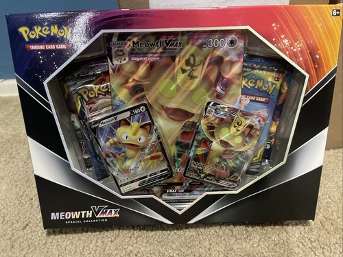 Pokemon Meowth VMAX Special Collection Factory Sealed Case 6 boxes.. | eBay