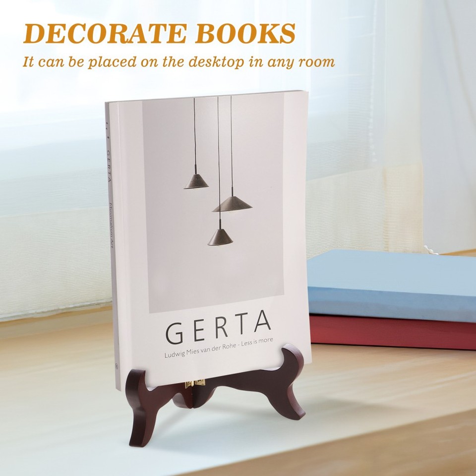 3 Pieces Small Plate Display Stand Wood Holder Table Top Easels for | eBay